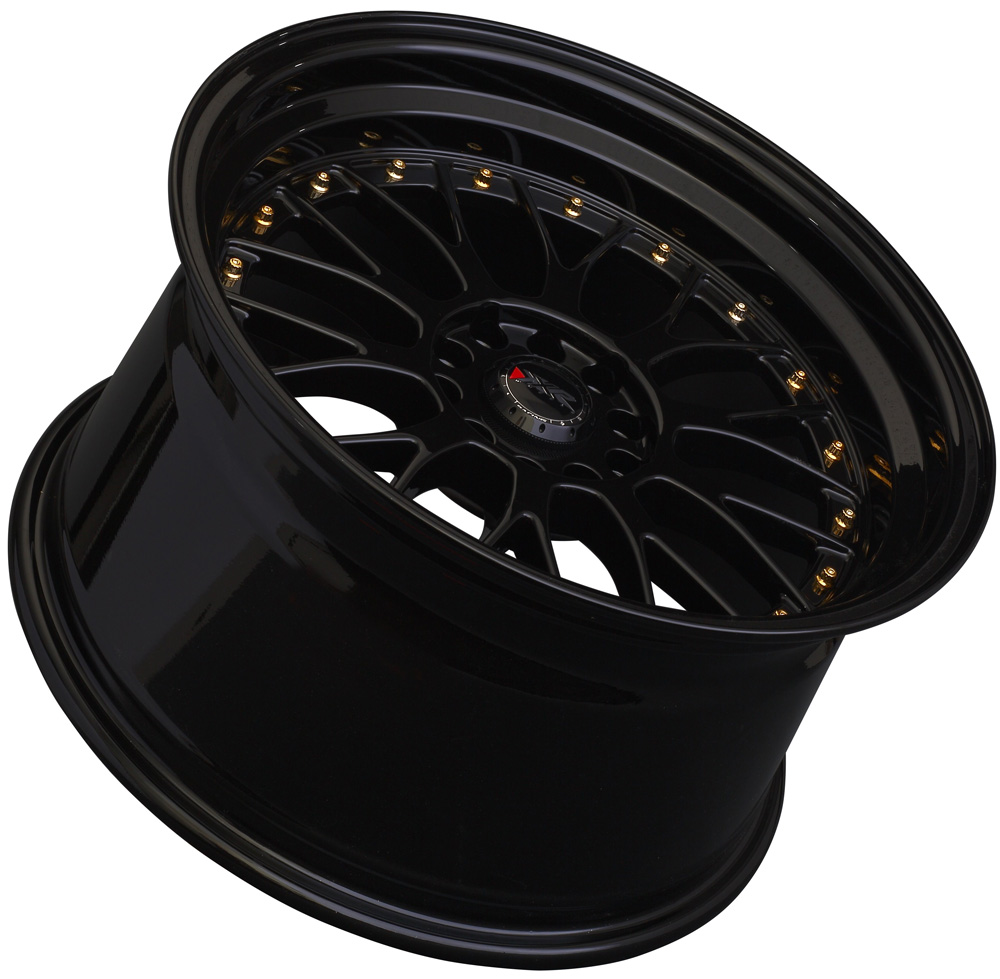 XXR 521 19x8.5 5x4.5/5x120 +25et 73.1 Black / Gold Rivets Wheel | eBay