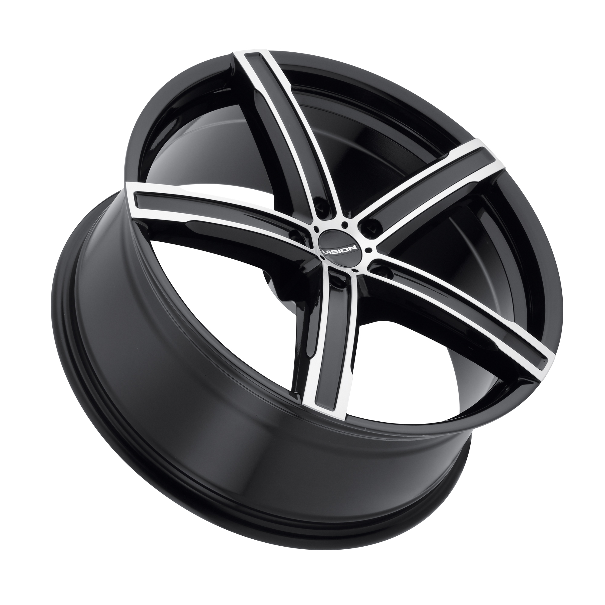 Vision 469 Boost 15x6.5 4x100 +38et 73.1 Gloss Black Machined Face ...